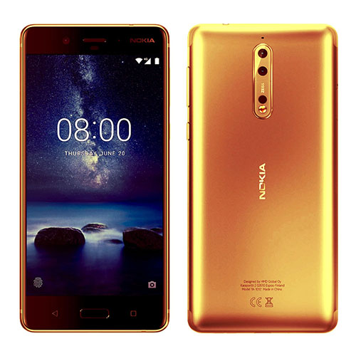 Nokia 8 Polished Copper 64GB 4GB 13MP 5.3" 3090mAh 4G Dual SIM : Mascom ...