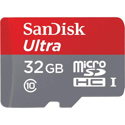 SanDisk Ultra Micro SD Card Class 10 32GB UHS-I MicroSDHC 80MB/s Memory ...
