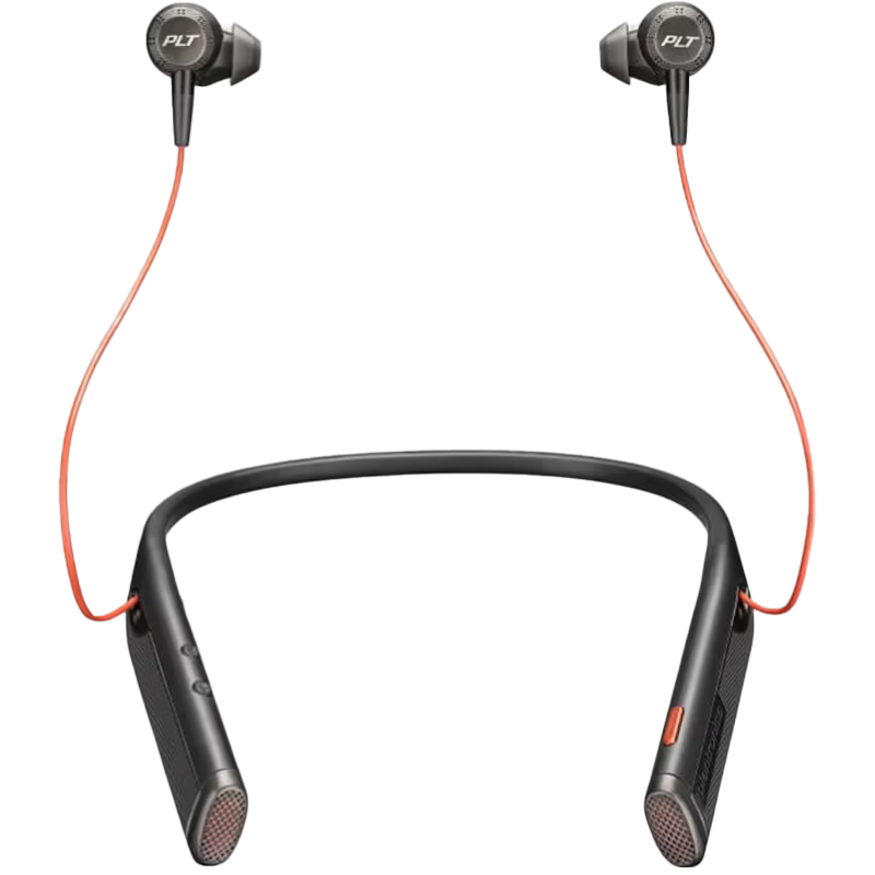 Poly Voyager 6200 UC | Neckband | 4 Microphones | BT600 Adapter | ANC ...