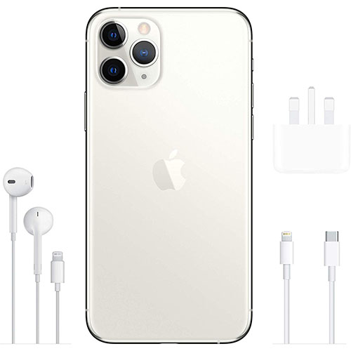 Apple Iphone 11 Pro Silver 64GB 4GB 5.8" 12MP 3046mAh 4G : Mascom ...